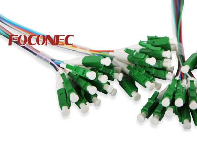 Cina Il colore della fibra APC/di LC 12 ha codificato il cavo di toppa a fibra ottica/treccia per il centro dati, FTTH in vendita