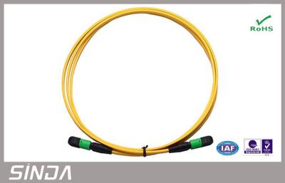 中国 2.0mm の OM3 繊維光学のパッチ・コード 4/8/12/24 の繊維 MPO 販売のため