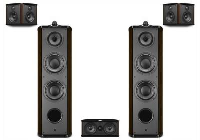China Hi Fi Home Theater System Hi End Passive Speaker with Luxury Rosewood Veneer for sale
