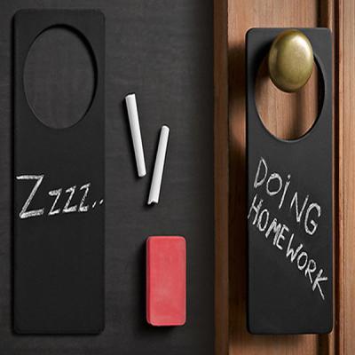 China 2015 Custom Chalkboard Door Hangers for sale