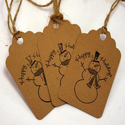 China Customized Kraft Gift Tags for sale