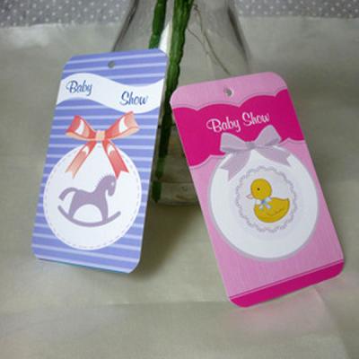China 2015 Custom Printed Price Tag Label For Kids Clothing for sale