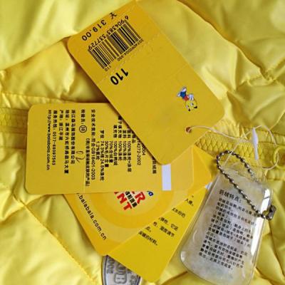 China 2015 Custom Printed China Hang Tags for sale