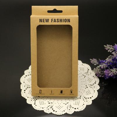 China Customised Kraft Boxes With Clear PVC Window for sale