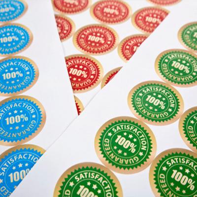 China 2015 Custom Printed Circular Labels for sale