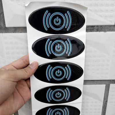 China Oval Epoxy Stickers for sale
