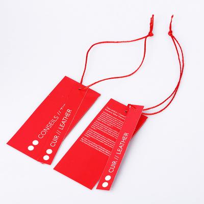 China Personalised Printed Jeans Hang Tags for sale