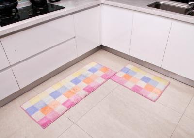 Cina Stuoie trapuntate acryic antiscorrimento del pavimento della cucina della decorazione domestica, 45×120cm in vendita