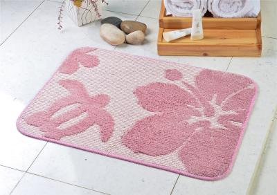 Cina Lle stuoie protettive rettangolari del pavimento del fiore rosa di sakura del microfiber 100% del poliestere in vendita