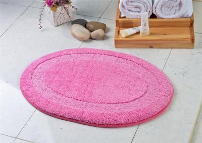 Cina Anti stuoia del pavimento scivoloso del microfiber rotondo rosa sveglio della novità per la stanza dinning della famiglia in vendita
