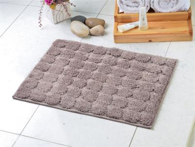 Cina Stile grigio dei modelli di pois di assorbimento del microfiber dell'anti stuoia comoda del pavimento scivoloso in vendita