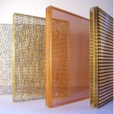 China Fabric mesh laminated glass-for interior decoration for sale