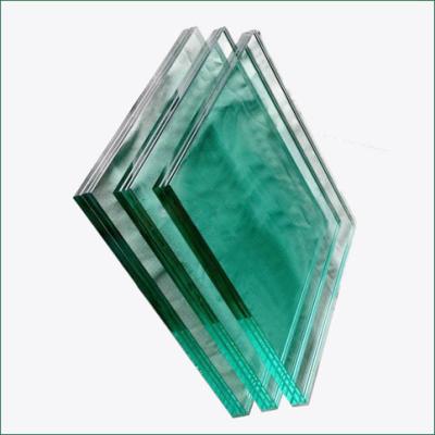 China Clear and colored PVB SGP safety Laminated Glass for railings balcony facade for sale