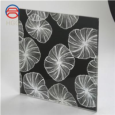 China Enameled Glass Color Glazed Tempered Glass for sale