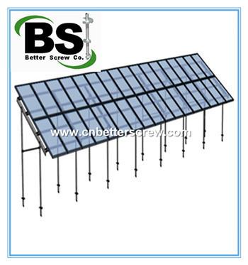 China ground helical screw pier and helical screw anchor for solar energy for sale