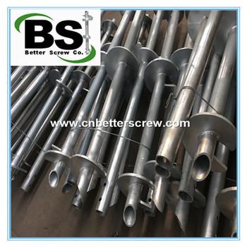 China high performance steel helical screw pile for building foundation for sale