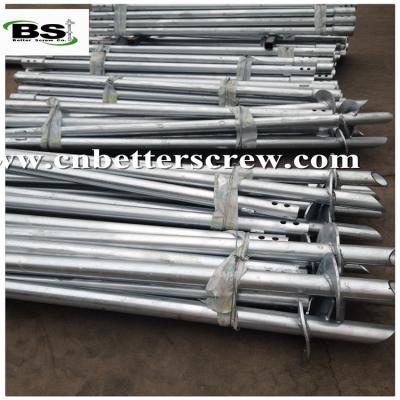 China high quality helical screw piles conform to ASTM A153 standard(china professional manufacturer) for sale