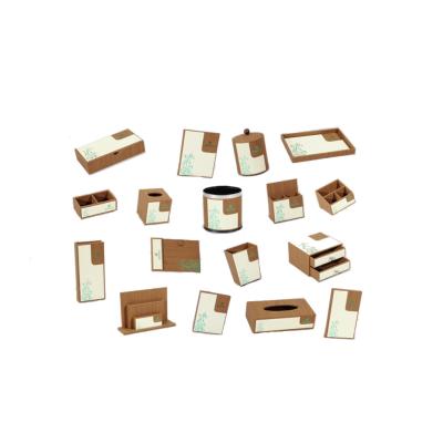 China High-grade Hotel Leather Products,Leather Hotel Amenities for sale