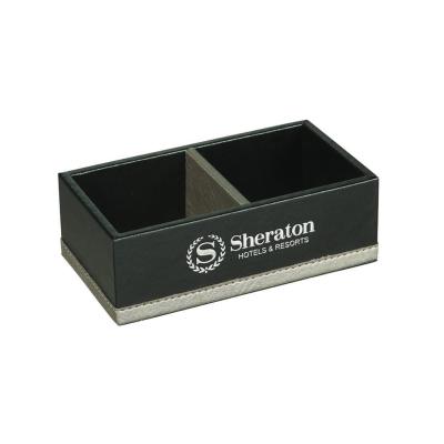 China Custom Double Compartment  Tea Box For Hotel Hot Sales for sale