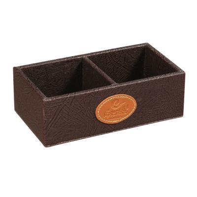 China Home/Hotel Leather Tea Box for sale