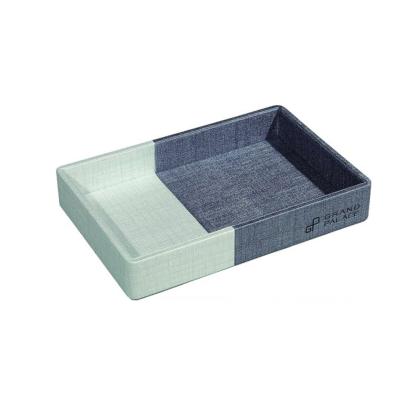 China Hotel supplies wholesale branded hotel bathroom amenities tray for sale