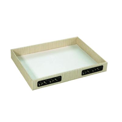 China Fahion handmade leather serving tray for wholesales for sale