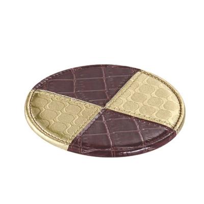 China Hotel and home high quality PU leather cup coaster for sale