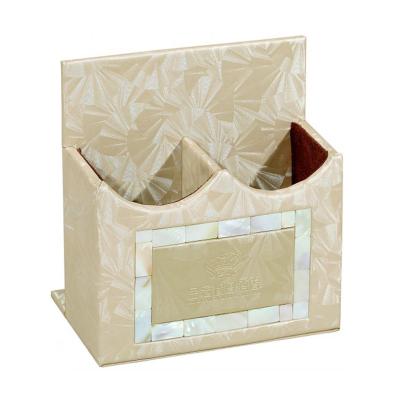 China Leather controler holder for hotel guest room for sale