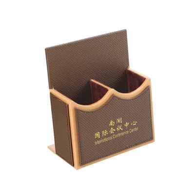 China High quality leather hotel remote control holder for sale