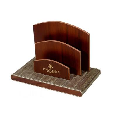 China PU Tabletop Magazine Rack for sale