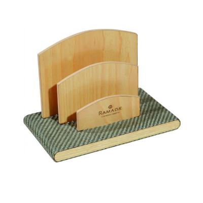 China Quality Supplier Hotel Hall Popular Leather Antique Magazine Rack for sale