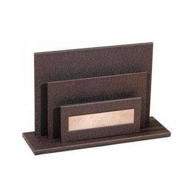 China China Manufacture Hot Product Leather Magazine Rack for Hotel for sale