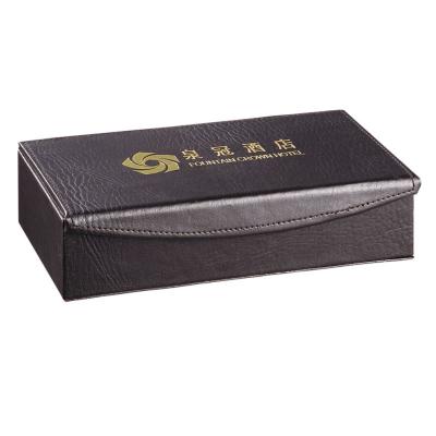 China New arrived promotional durable leather writing / pencil / stationery case for hotel supplies for sale