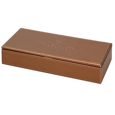 China High grade fashion school leather stationery product for pencil case for sale