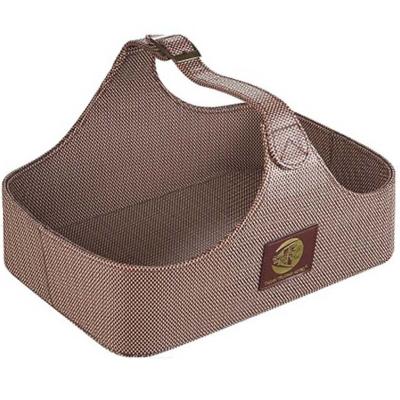 China Hotel dedicated Handmade PU Leather Shoes box Storage Baskets for sale
