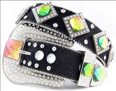 China hot sale AB glass rhinestone belts for fashion cowgirl for sale