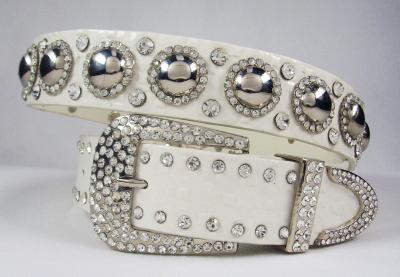 China low price shinny metal belts for western women for sale