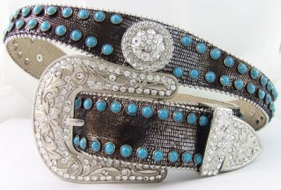 China hot seller snake patent belts with sunflower decorative for sale