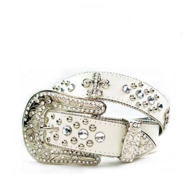 China cowgirl bling belts with crystal factory price for sale