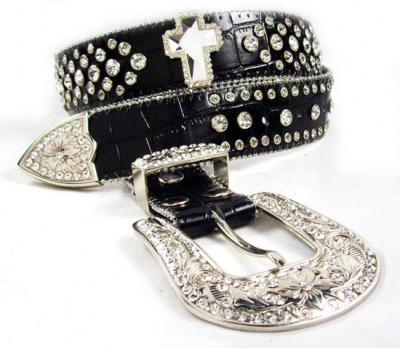 China factory price big stone cross waist band with crystal for sale