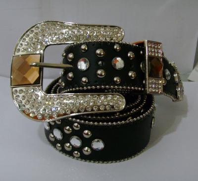 China low price crystal waistband with glass buckle for sale