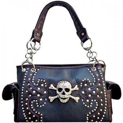 China bling rhinestone skull handbags for cowgril western fashion accessories for sale