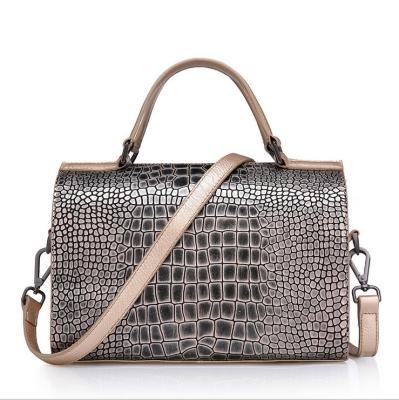 China Serpentine Fashion Bags for Womens Genuine Leather Dress Evening Boston Bags for sale
