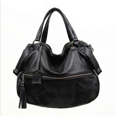 China Brand Designer Handbags First Layer Leather Woman Bags with Tassel for sale