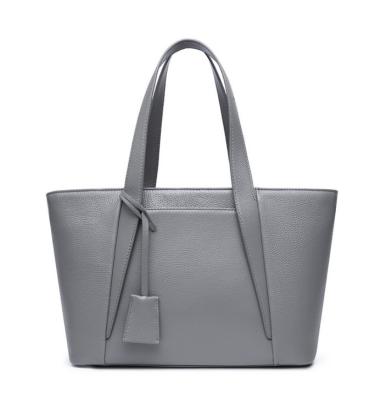 China Women's Bag Top Layer Leather Handbags Fashion Simple European Tote Bag for sale