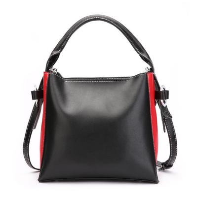 China Handbags with Cross-body Strap Real Leather Tote Bags Cowhide Buckest Bags for sale