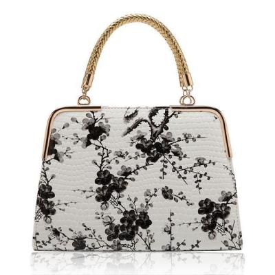 China Tote Bags Women Handbags Porcelain Bag Synthetic Leather Portable Bags for sale