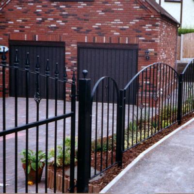 China Wrought Iron Decorative security  fence for gate or outdoor BACKyard for sale