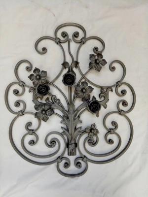 China Wrought Iron Elements/ Ornaments/parts  for balusters and gates decorative --Groupware/wrought iron flowers for sale