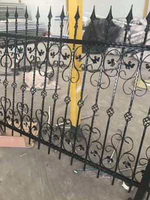 China Wrought iron fence/ Ornamental steel fence/ steel fence for home and garden decoration Europe style for sale
